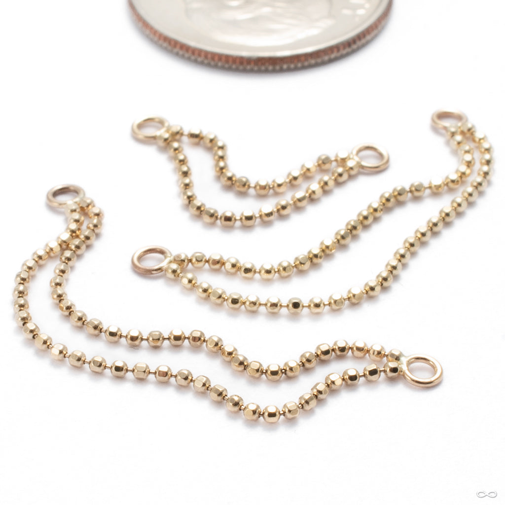 Double Beaded Lynx Chain in Gold from Pupil Hall — Infinite Body ...