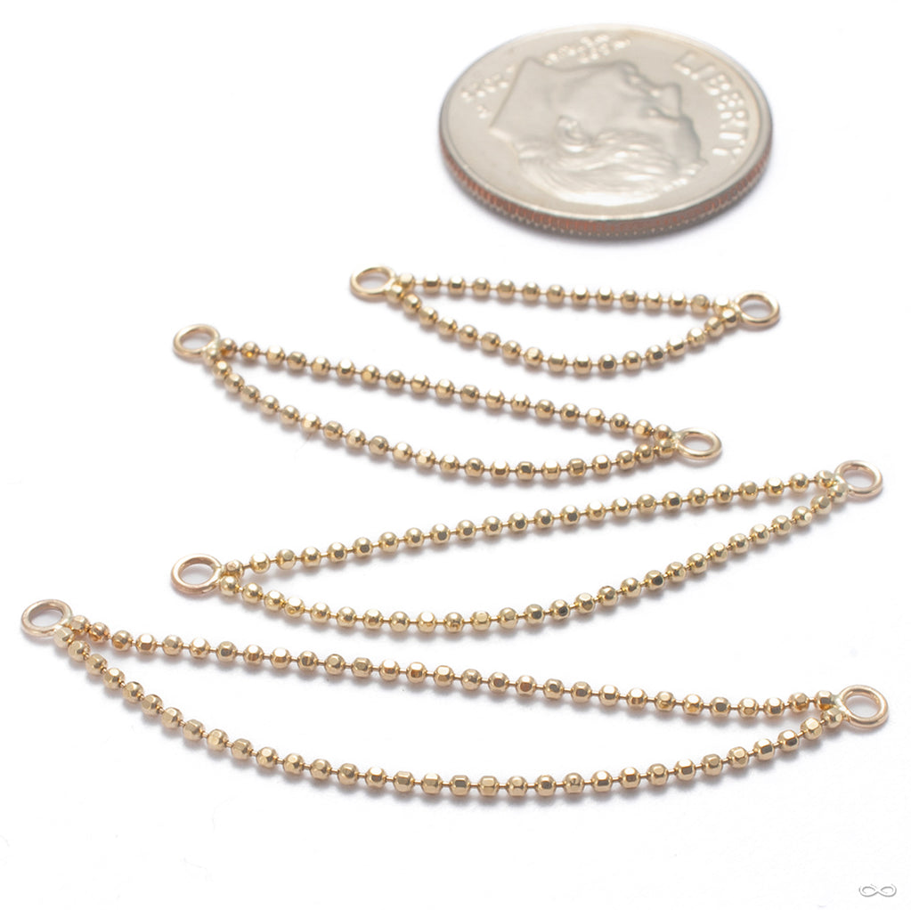 Double Beaded Lynx Chain in Gold from Pupil Hall — Infinite Body ...