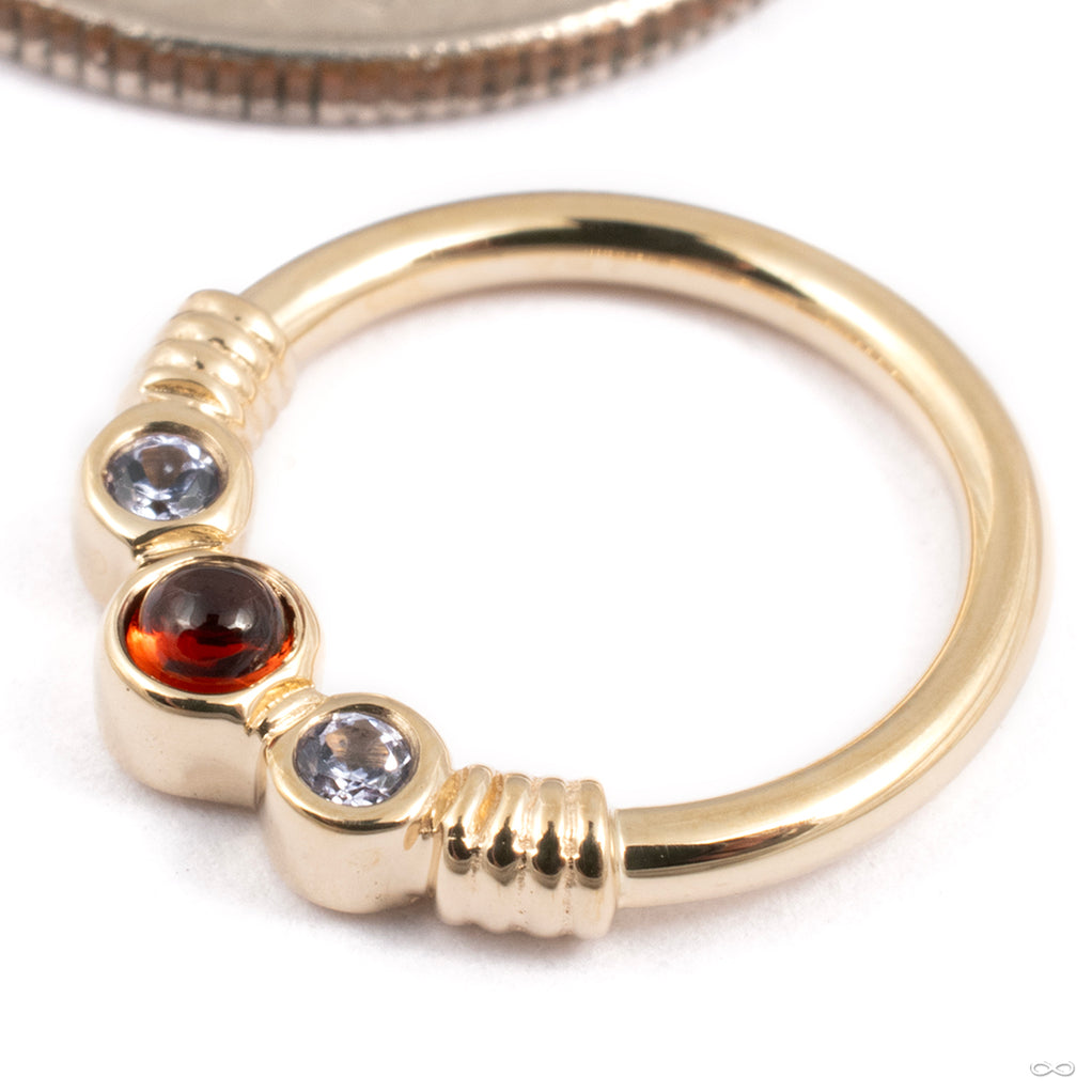 Faraway Seam Ring in Gold from BVLA — Infinite Body Piercing, Inc.