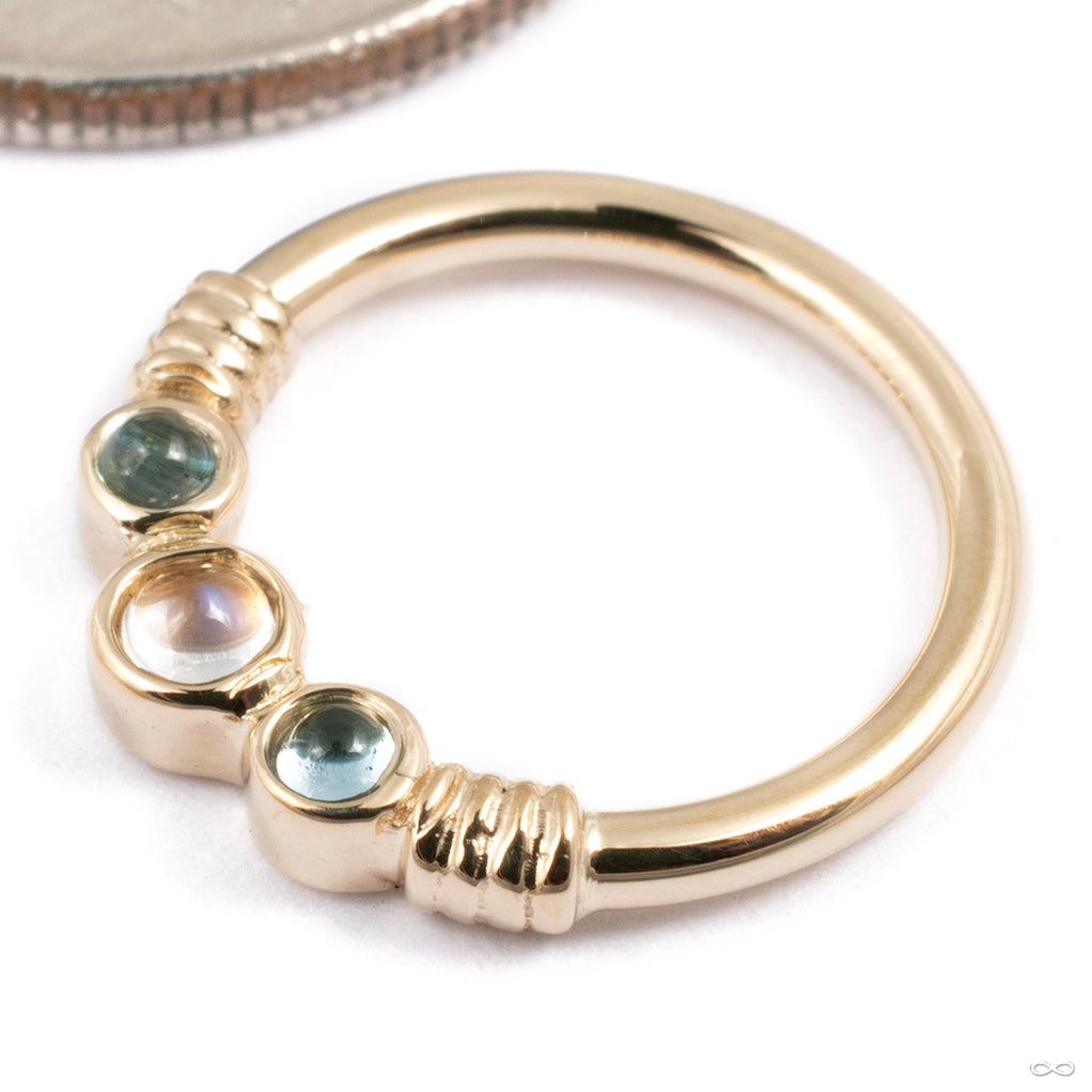 Faraway Seam Ring in Gold from BVLA — Infinite Body Piercing, Inc.