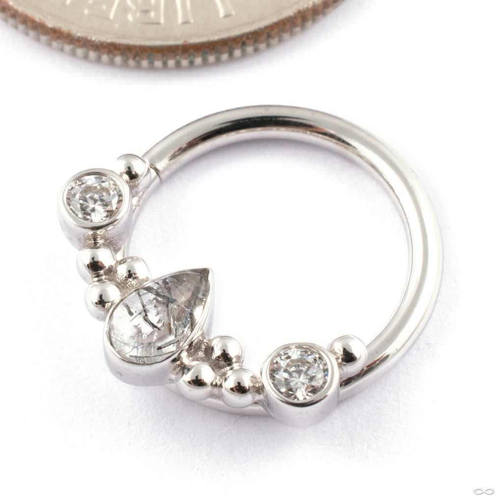 Inside Out Eden Pear Seam Ring in Gold from BVLA — Infinite Body ...