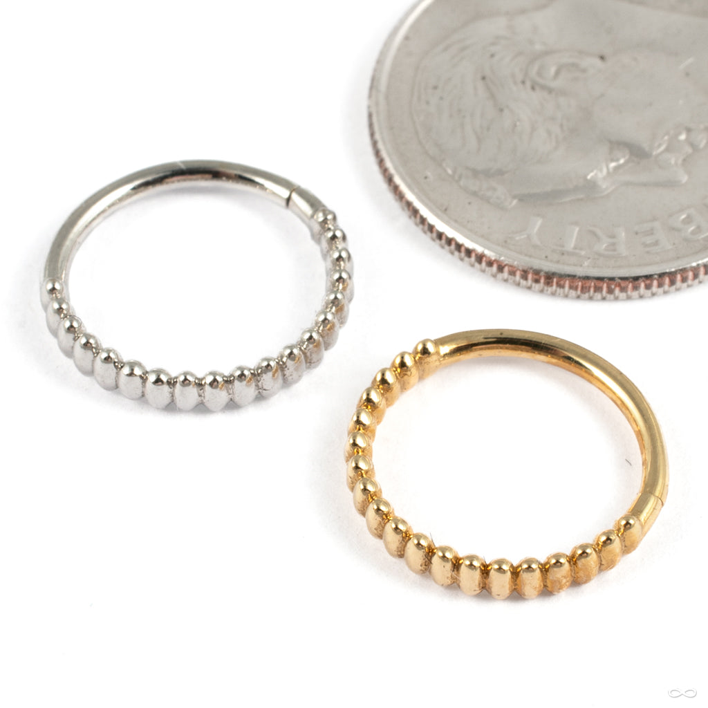 Linear Seam Ring in Gold from Tawapa — Infinite Body Piercing, Inc.