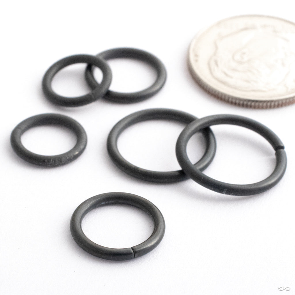 Matte Seam Ring from Black Forest Jewelry — Infinite Body Piercing, Inc.