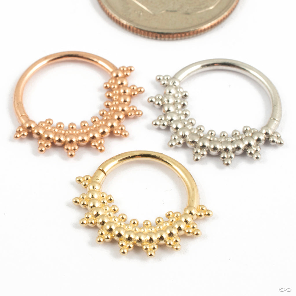 Sol Seam Ring in Gold from Tawapa — Infinite Body Piercing, Inc.