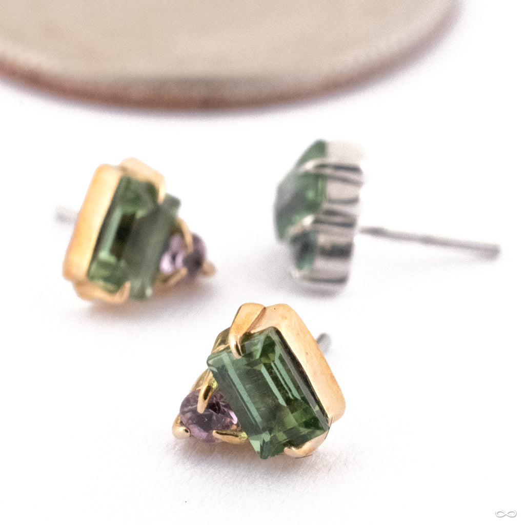 Tender Press-fit End in Gold from Maya Jewelry — Infinite Body Piercing ...