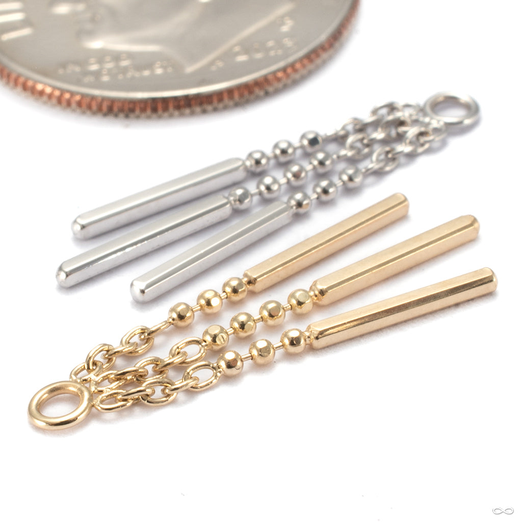 Triple Stick Around Charm in Gold from Pupil Hall — Infinite Body ...