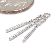 Triple Stick Around Charm in Gold from Pupil Hall — Infinite Body ...