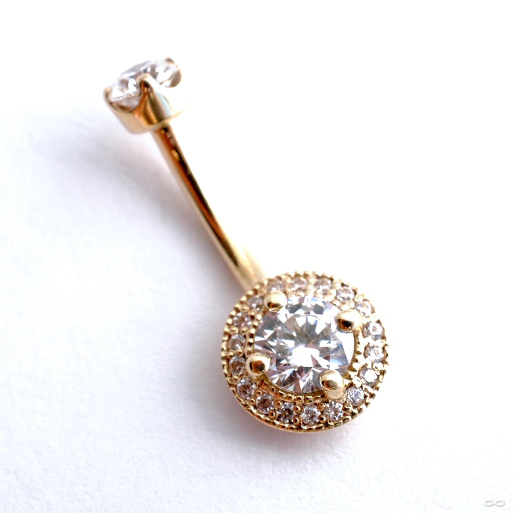 Gem Curved Barbell Jewelry — Infinite Body Piercing, Inc.