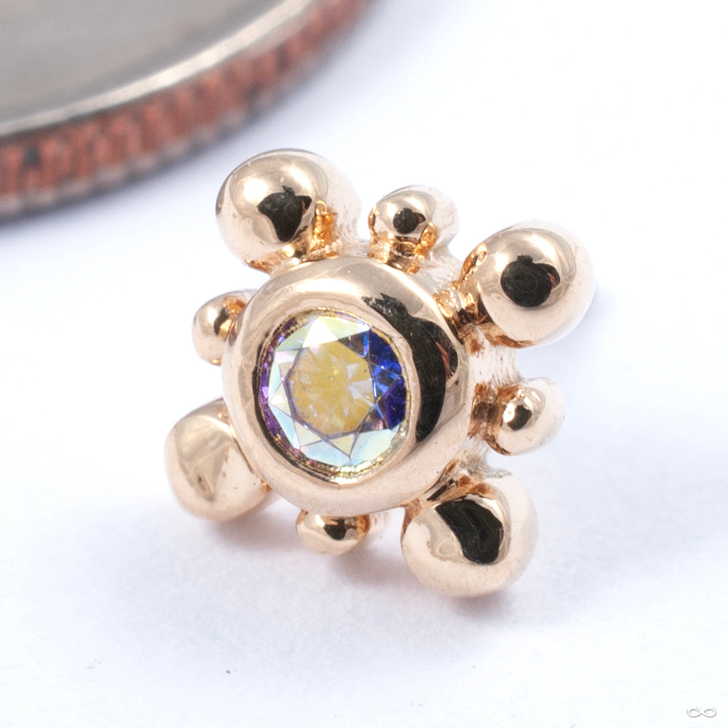 Bindi Press-fit End in Gold from LeRoi — Infinite Body Piercing, Inc.
