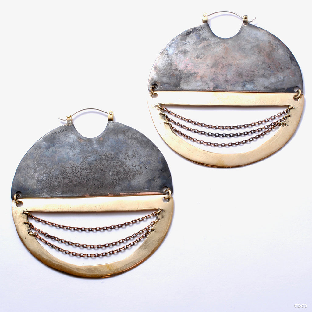 C.R.E.A.M. Earrings with Chains from Oracle — Infinite Body Piercing, Inc.