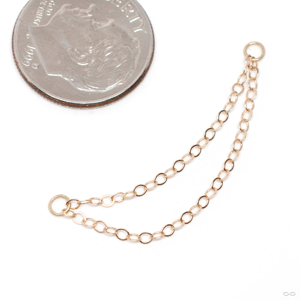 Double Cable Chain in Gold from Hialeah — Infinite Body Piercing, Inc.