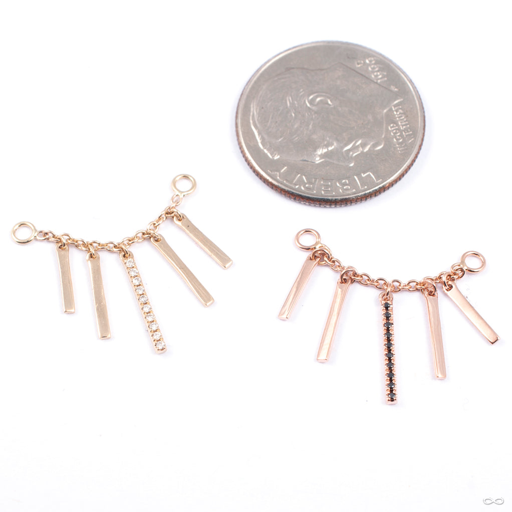 Dripping Gold Bar Chain in Gold from Modern Mood — Infinite Body ...