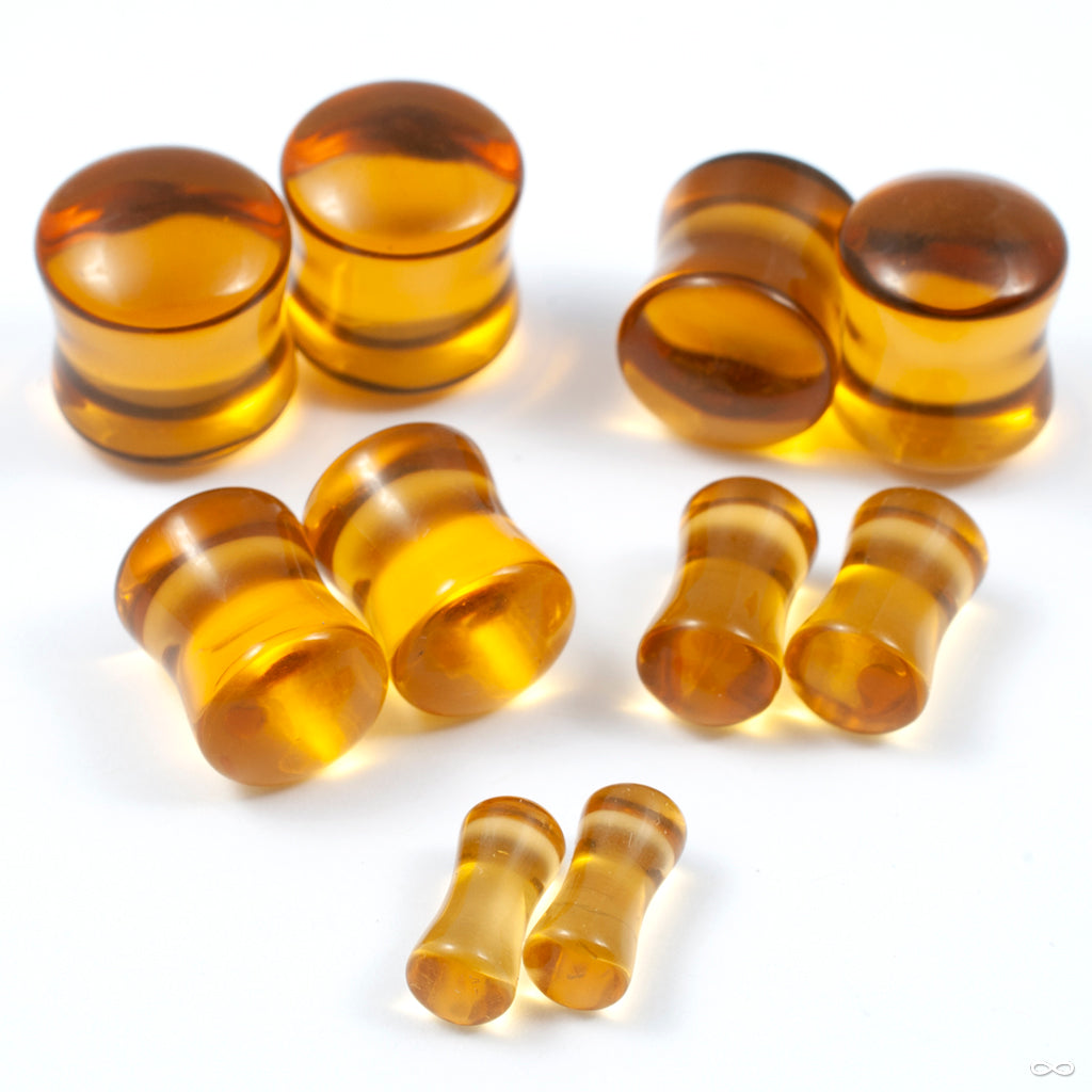 Honey Quartz Plugs from Oracle — Infinite Body Piercing, Inc.