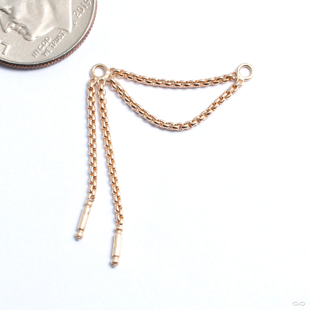 Meander IV Chain in Gold from LeRoi — Infinite Body Piercing, Inc.