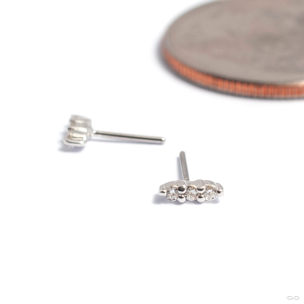 Mishka 3 Press-fit End in Gold from Buddha Jewelry — Infinite Body ...