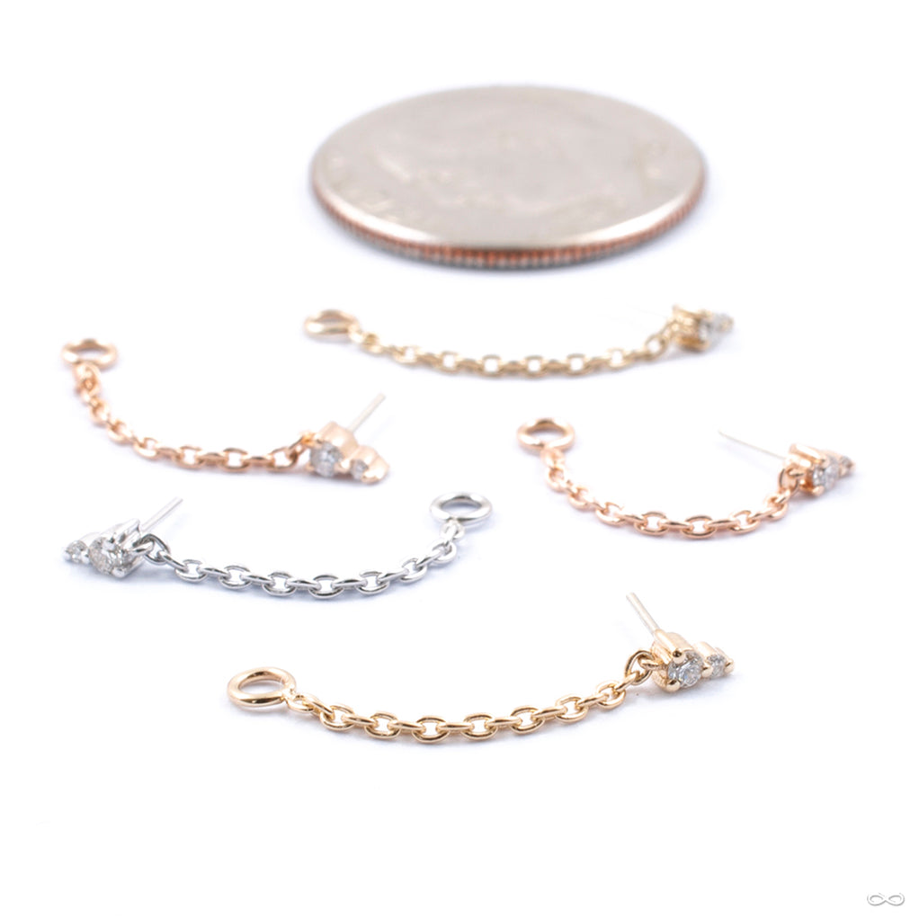 Mumble Mini Lasso Press-fit End in Gold from Pupil Hall — Infinite Body ...