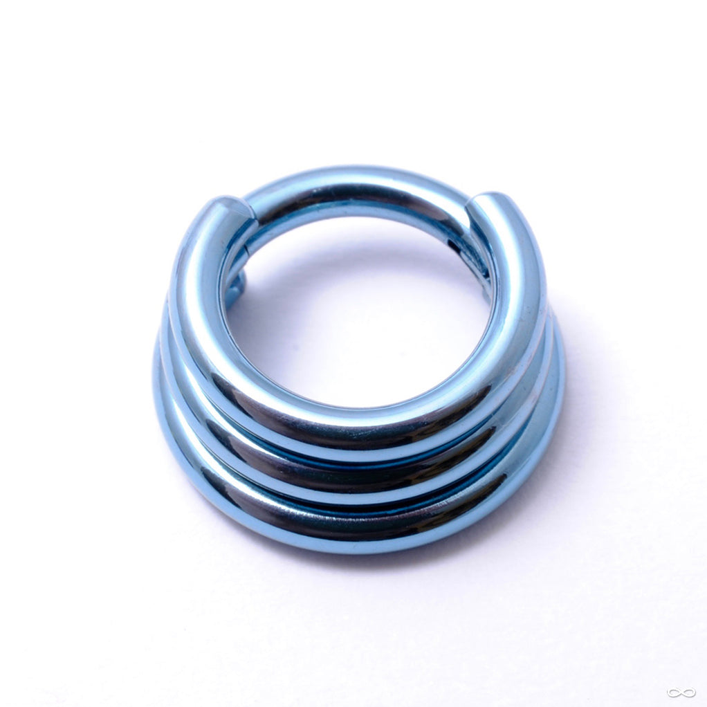 Stacked Clicker in Titanium from Zadamer Jewelry — Infinite Body ...