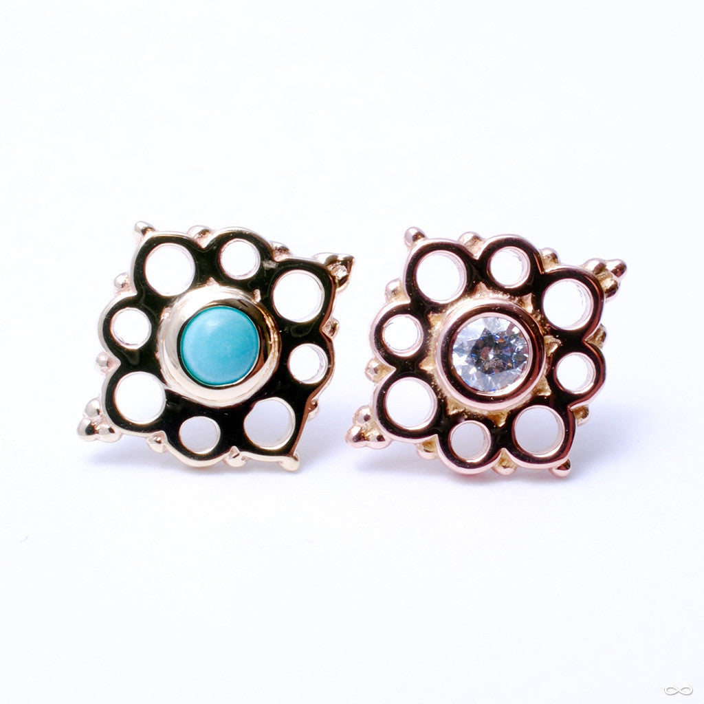 Angela Press-fit End in Gold from BVLA — Infinite Body Piercing, Inc.