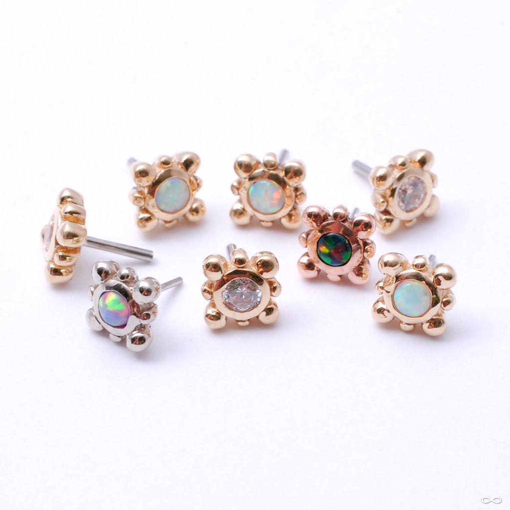 Bindi Press-fit End in Gold from LeRoi — Infinite Body Piercing, Inc.