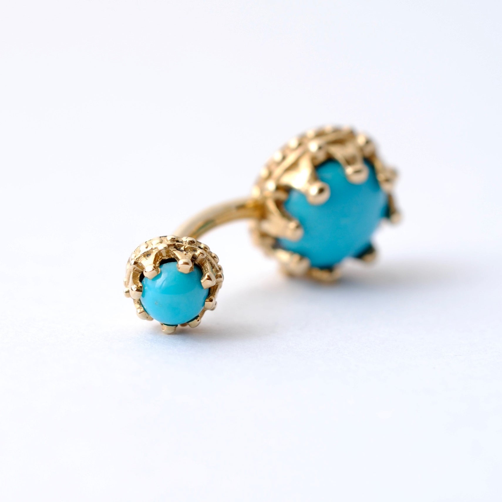 Gem Curved Barbell Jewelry — Infinite Body Piercing, Inc.