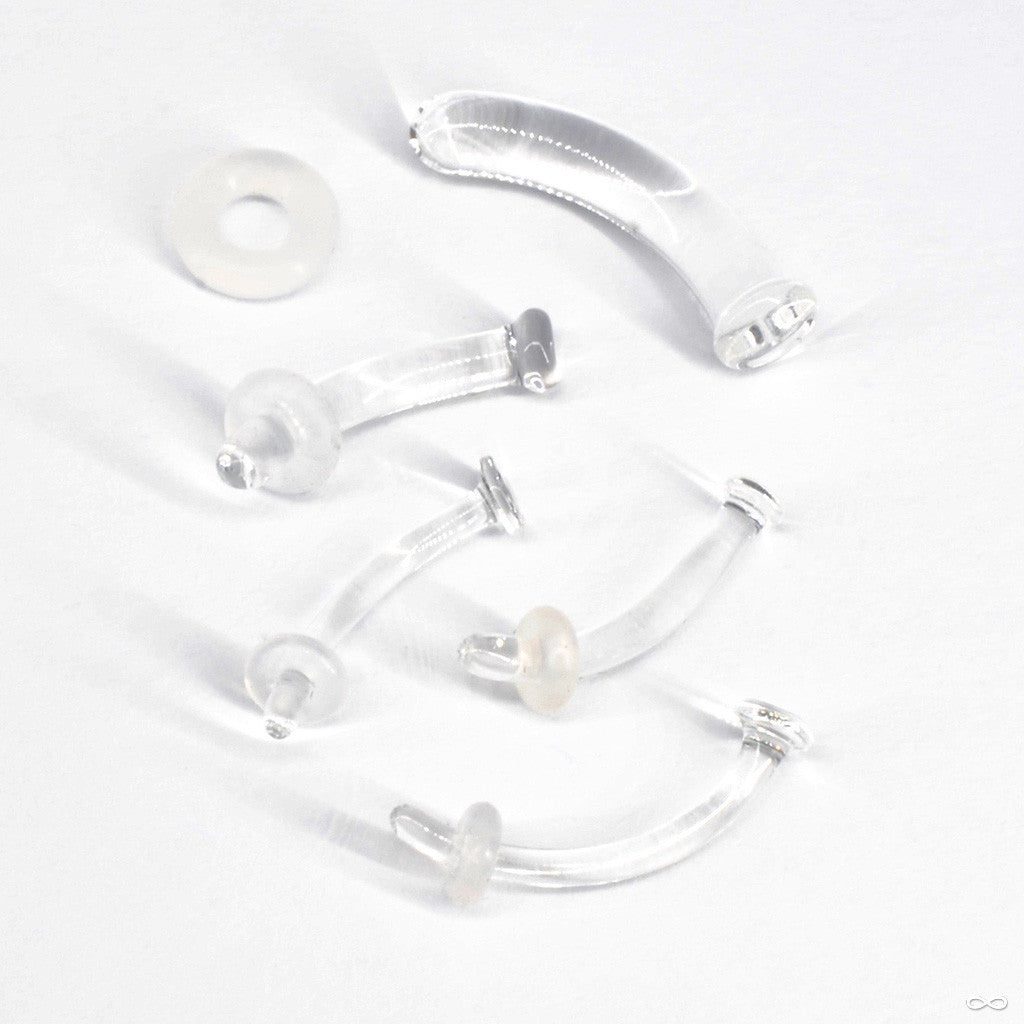 Curved Glass Retainer from Gorilla Glass — Infinite Body Piercing, Inc.