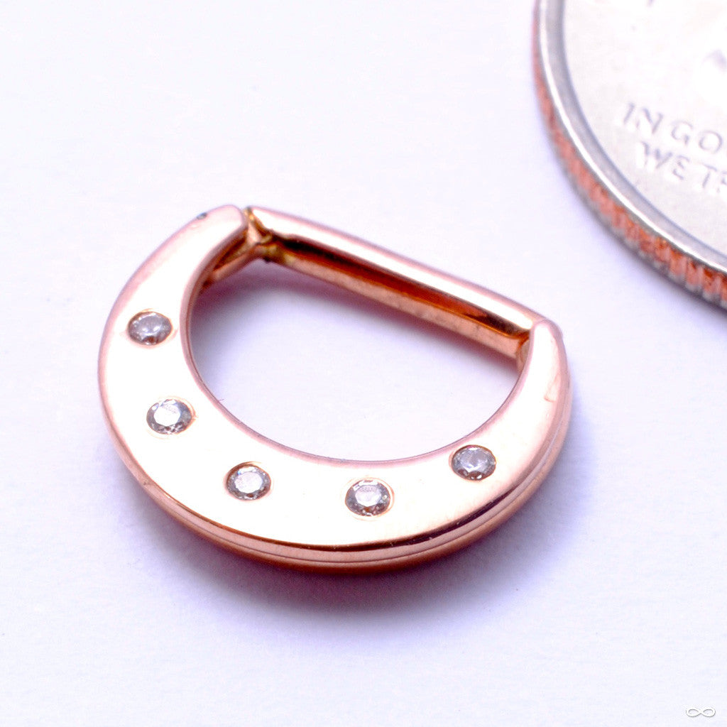 Jenn Hinged Ring in Gold from BVLA — Infinite Body Piercing, Inc.