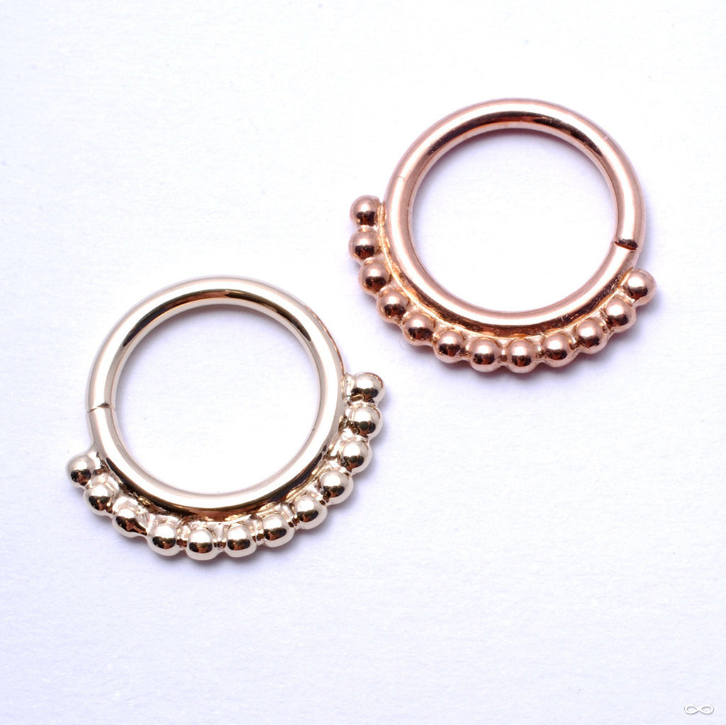 Latchmi Seam Ring in Gold from BVLA — Infinite Body Piercing, Inc.