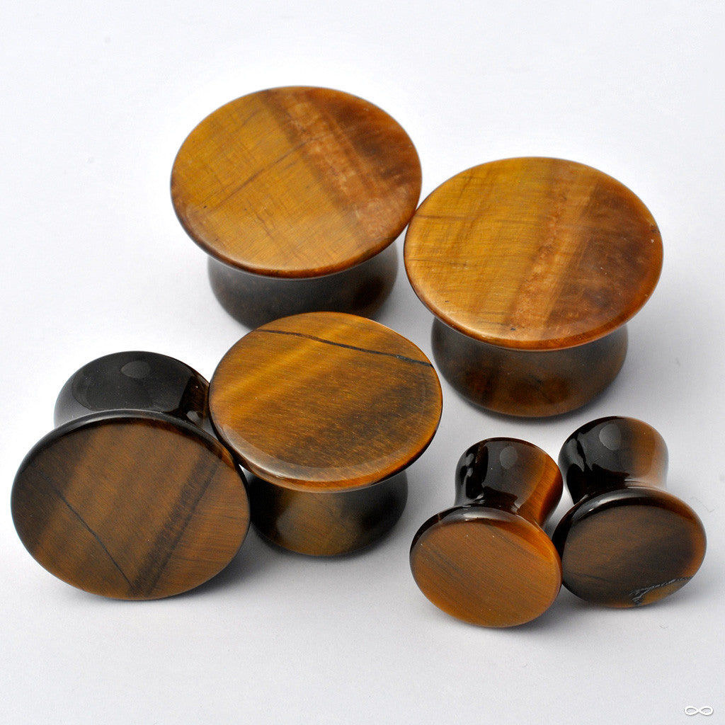 Yellow Tiger Eye Plugs from Oracle — Infinite Body Piercing, Inc.