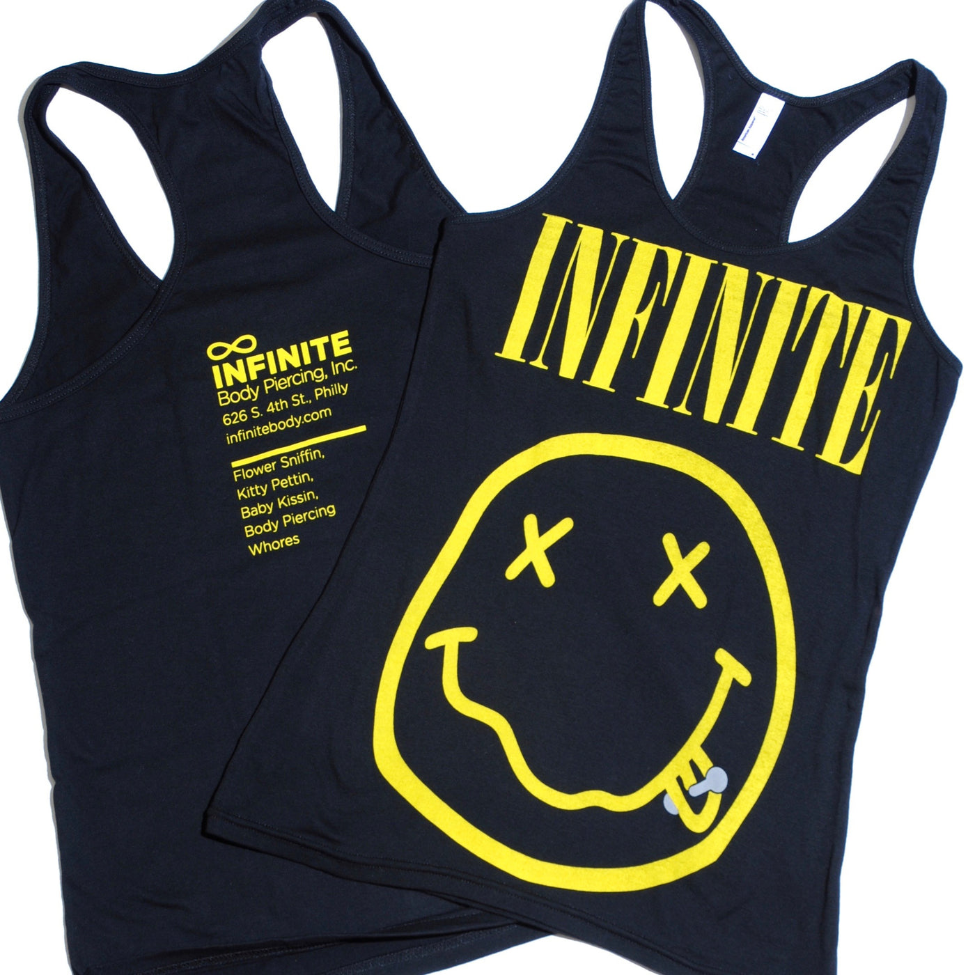 Smiley Face Tank Top — Infinite Body Piercing, Inc.